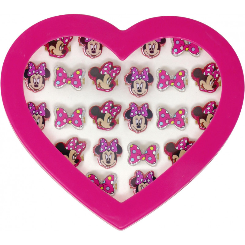 Pink Poppy Disney Minnie Mouse Adjustable Rings - Afterpay