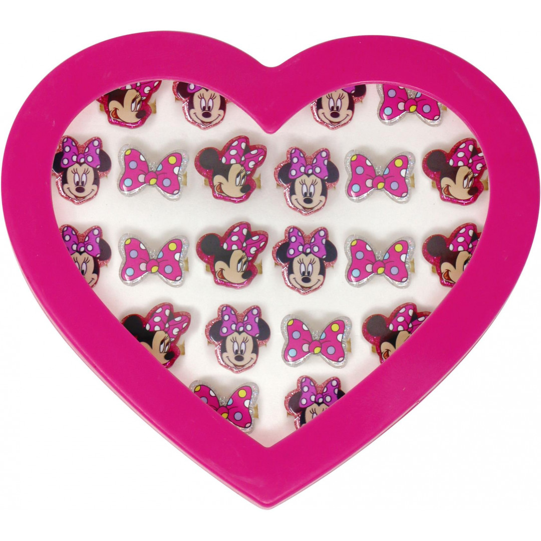 Pink Poppy Disney Minnie Mouse Adjustable Rings - Afterpay