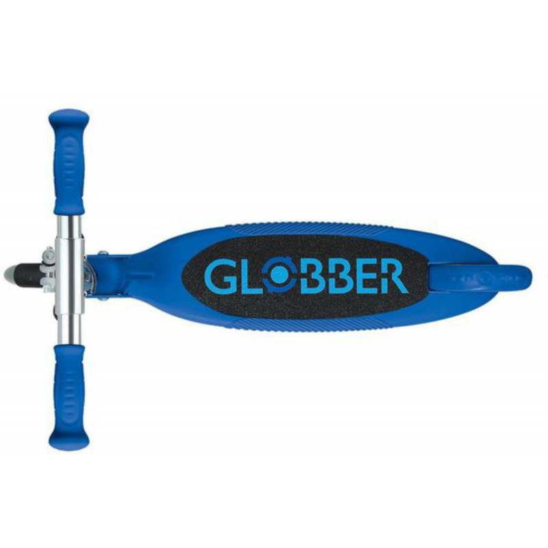 Globber Flow Foldable Junior With Lights - Navy Blue/ Sky