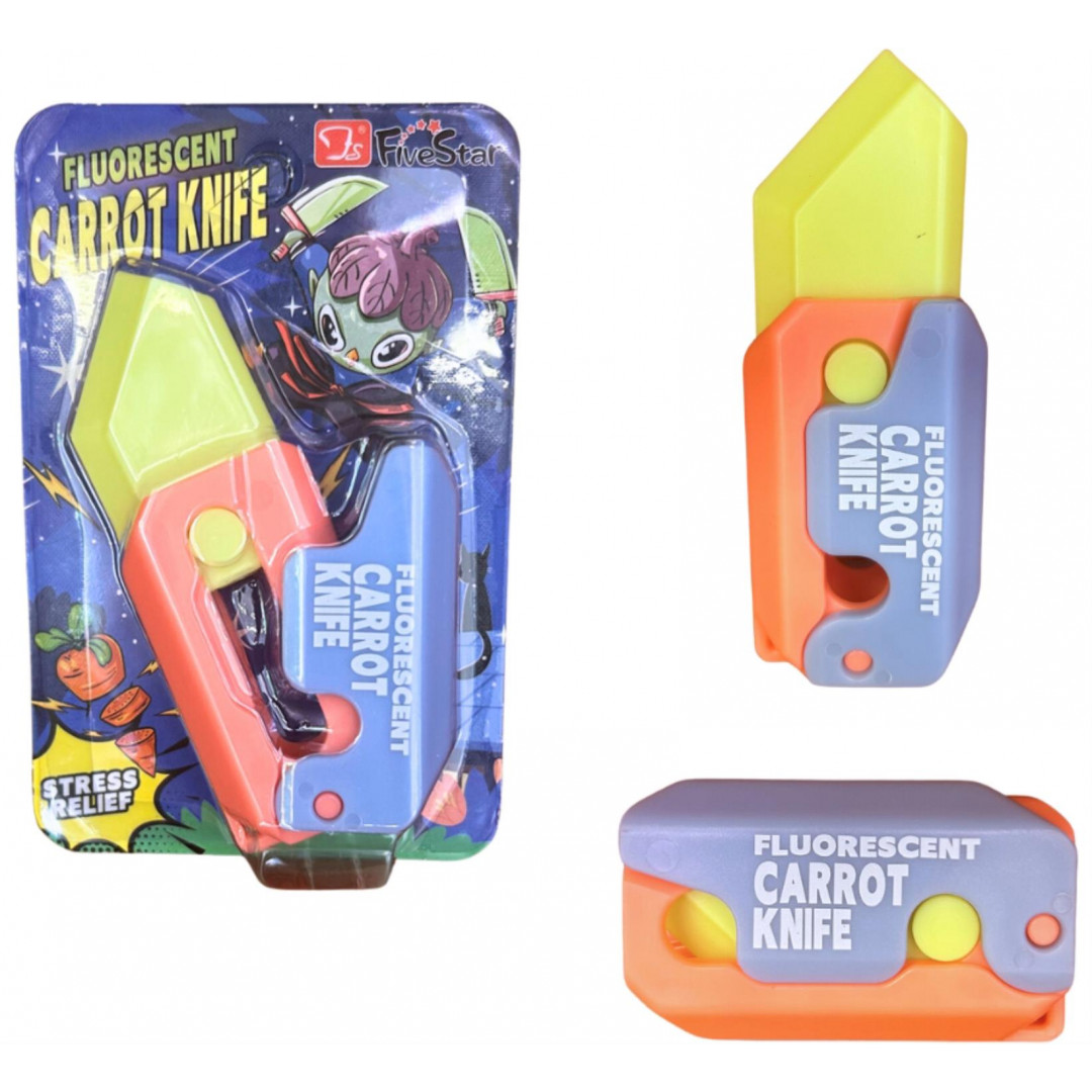 Fluorescent Fidget Carrot Knife - Afterpay Available!