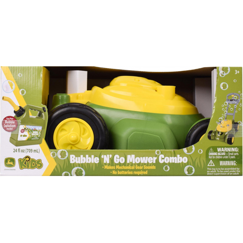 John Deere Bubble & Go Mower & Bubble Solution (118ml)