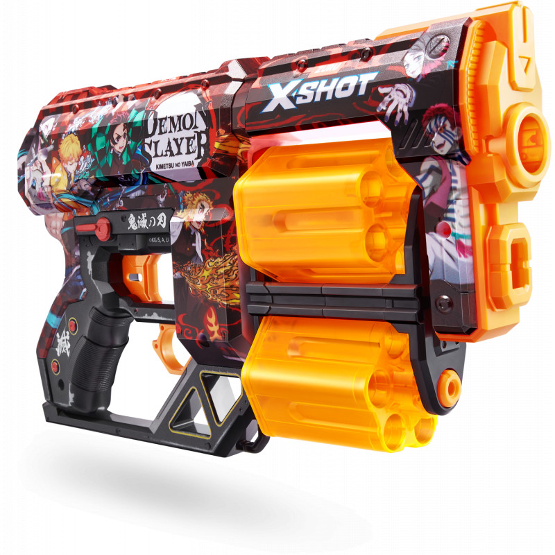 Zuru Xshot Skins Dread With 12 Darts - Demon Slayer