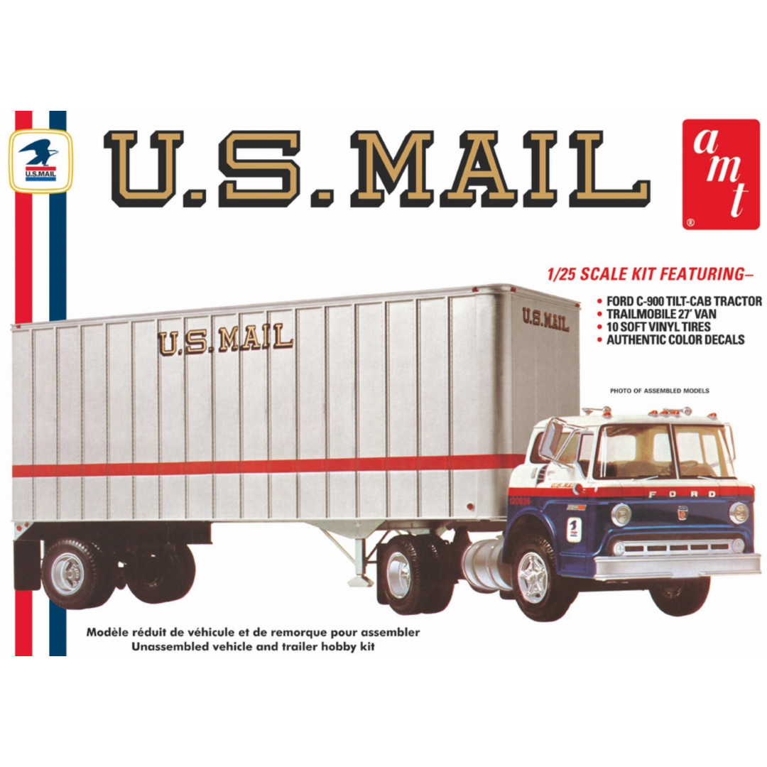 AMT 1:25 Ford C900 Us Mail Truck With Usps - Afterpay