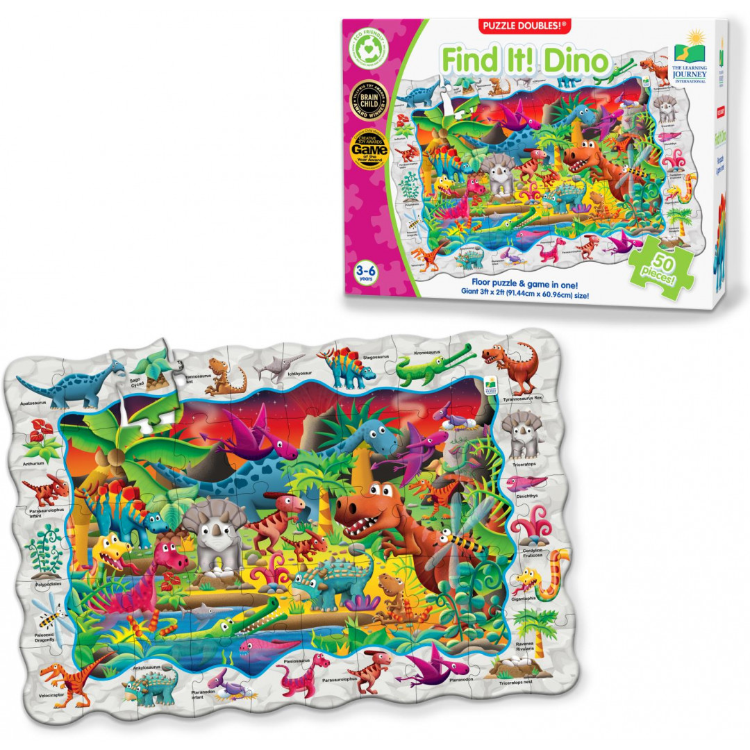 Puzzle Doubles - Find It! Dinosaurs - Afterpay Available!