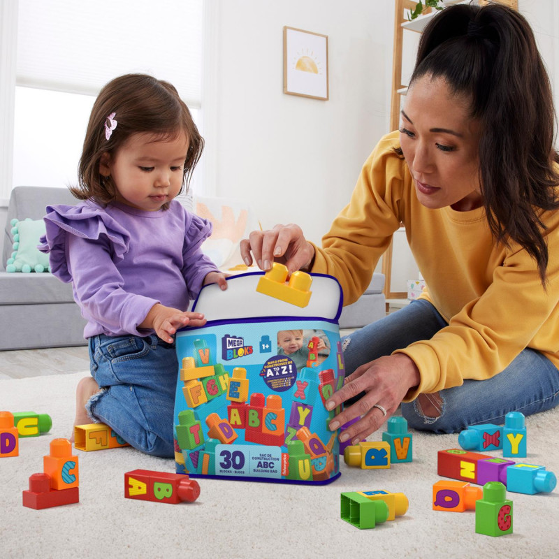 Mega Bloks ABC Building Bag - Afterpay Available!