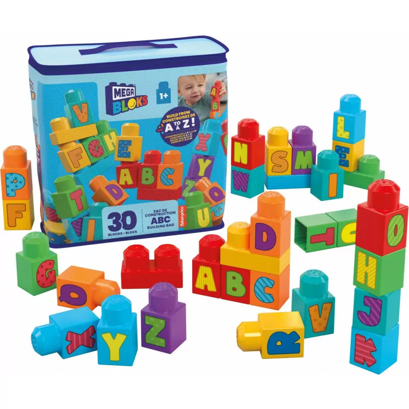 Mega Bloks ABC Building Bag - Afterpay Available!