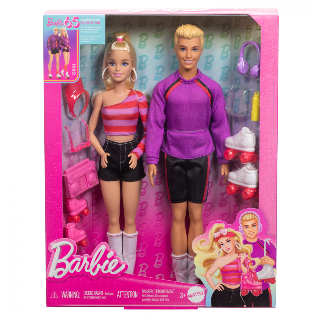 Ken & Barbie Fashionista Doll 2Pk - 65th Anniversary