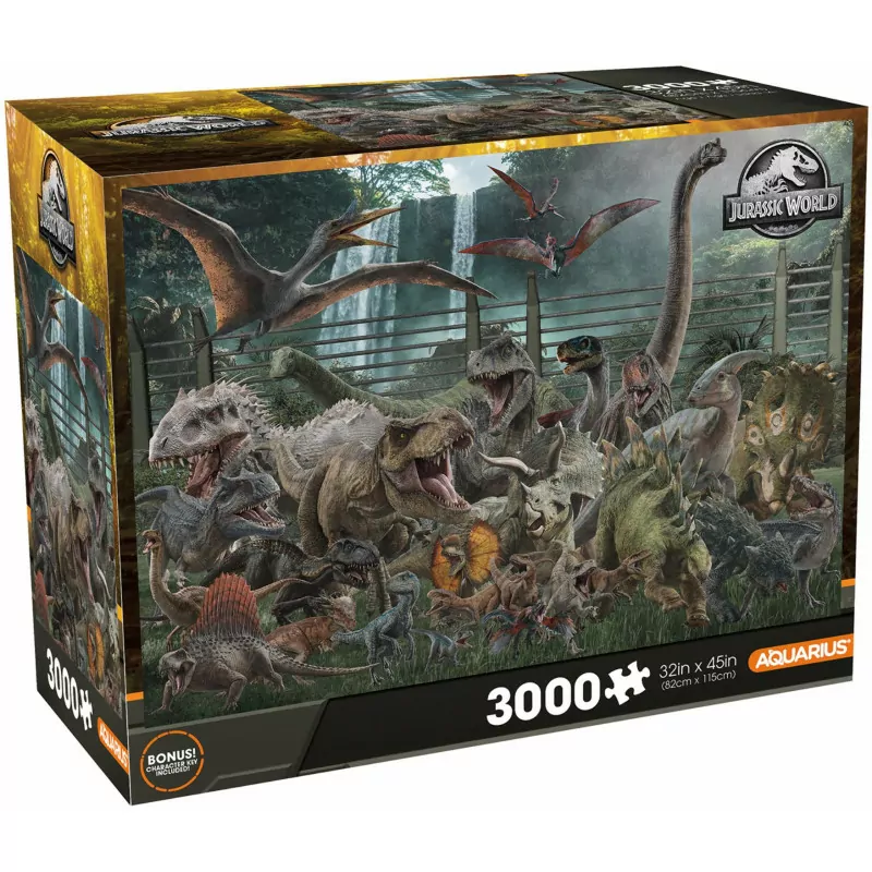 Jurassic World Size Chart 3000Pc Puzzle - Afterpay