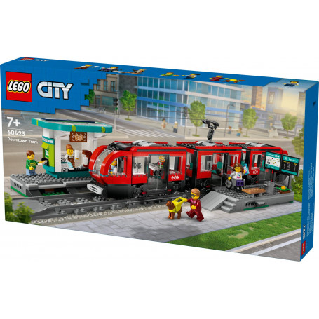 LEGO LEGO City Downtown Tram and Station 60423 - Afterpay