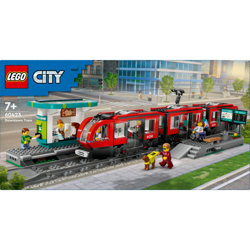 LEGO LEGO City Downtown Tram and Station 60423 - Afterpay