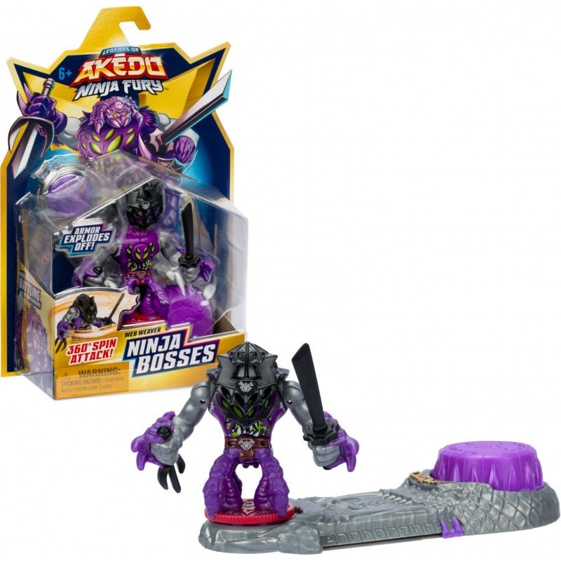 Akedo S7 W1 Ninja Fury Mega Ninja Bosses Single Pk Assorted