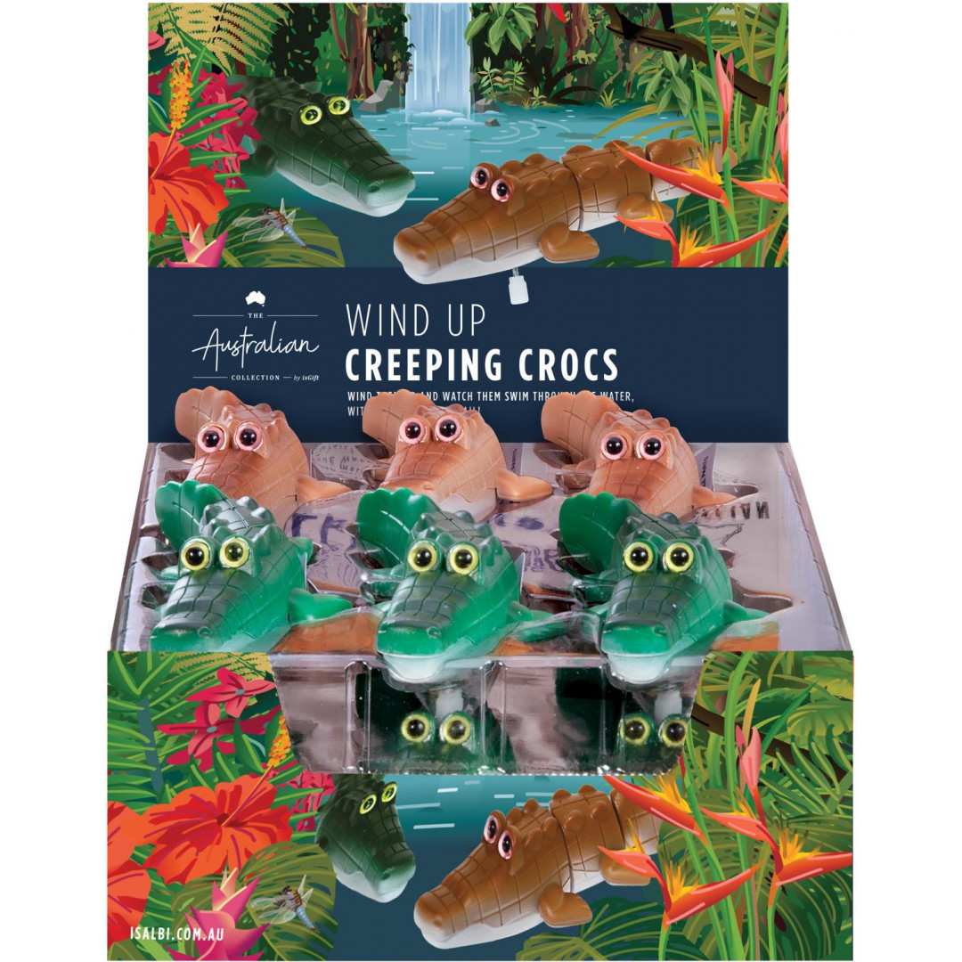 Aus Collection Wind Up Creeping Crocs - Afterpay Available!