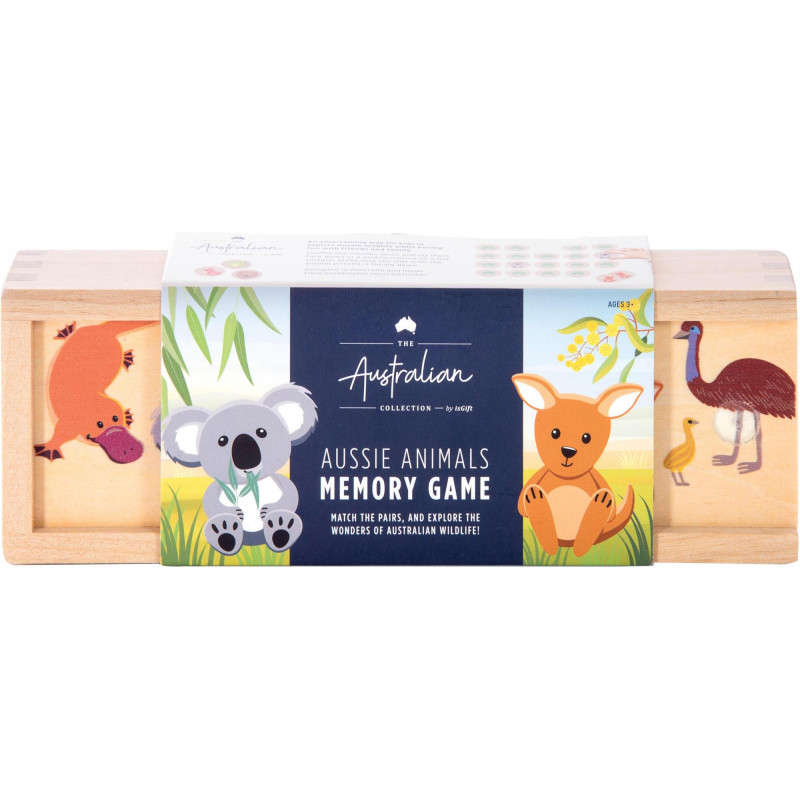 Ac Aussie Animals Wooden Memory Game - Afterpay Available!