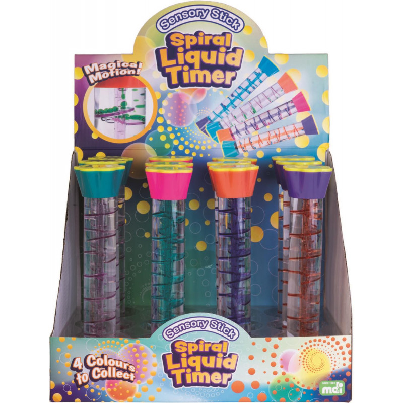 Sensory Stick Spiral Liquid Timer - Afterpay Available!