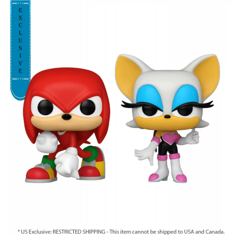 Sonic - Knuckles & Rouge Pop! 2PK - Afterpay Available!