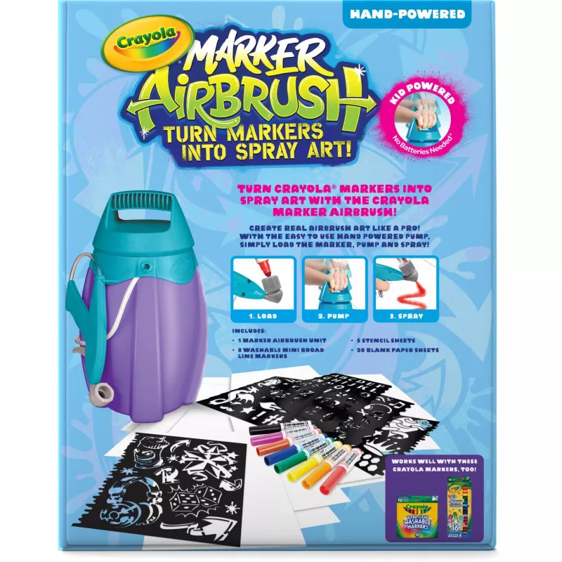 Crayola Marker Airbrush Kit Refresh - Afterpay Available!