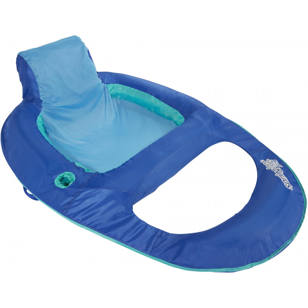 Swimways Spring Float Recliner - Blue - Afterpay Available!