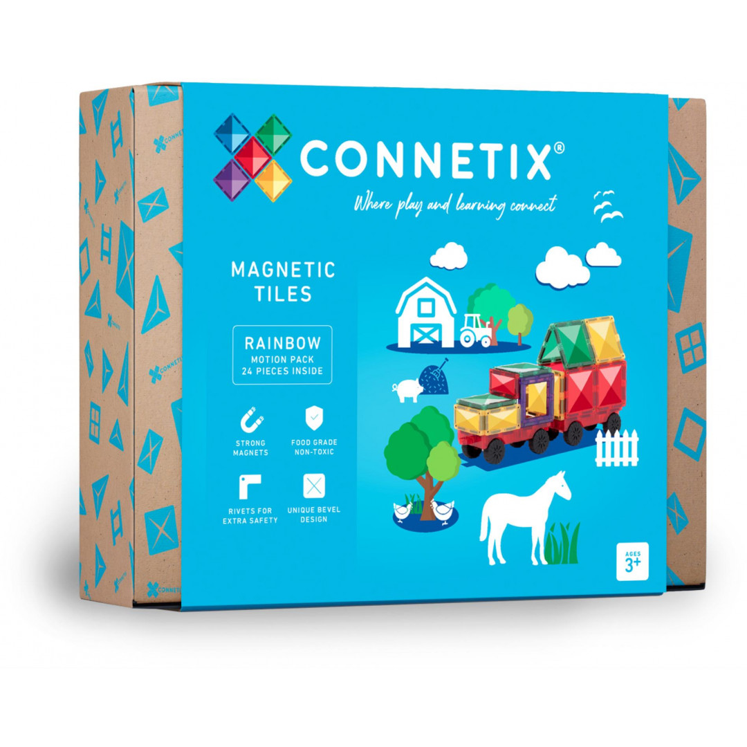 Connetix - Rainbow Motion Pack 24 Pc - Afterpay Available!