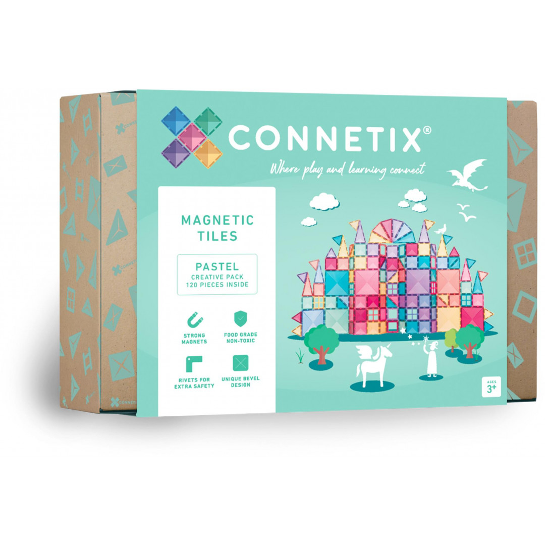 Connetix - Pastel Creative Pack 120 Pc - Afterpay Available!