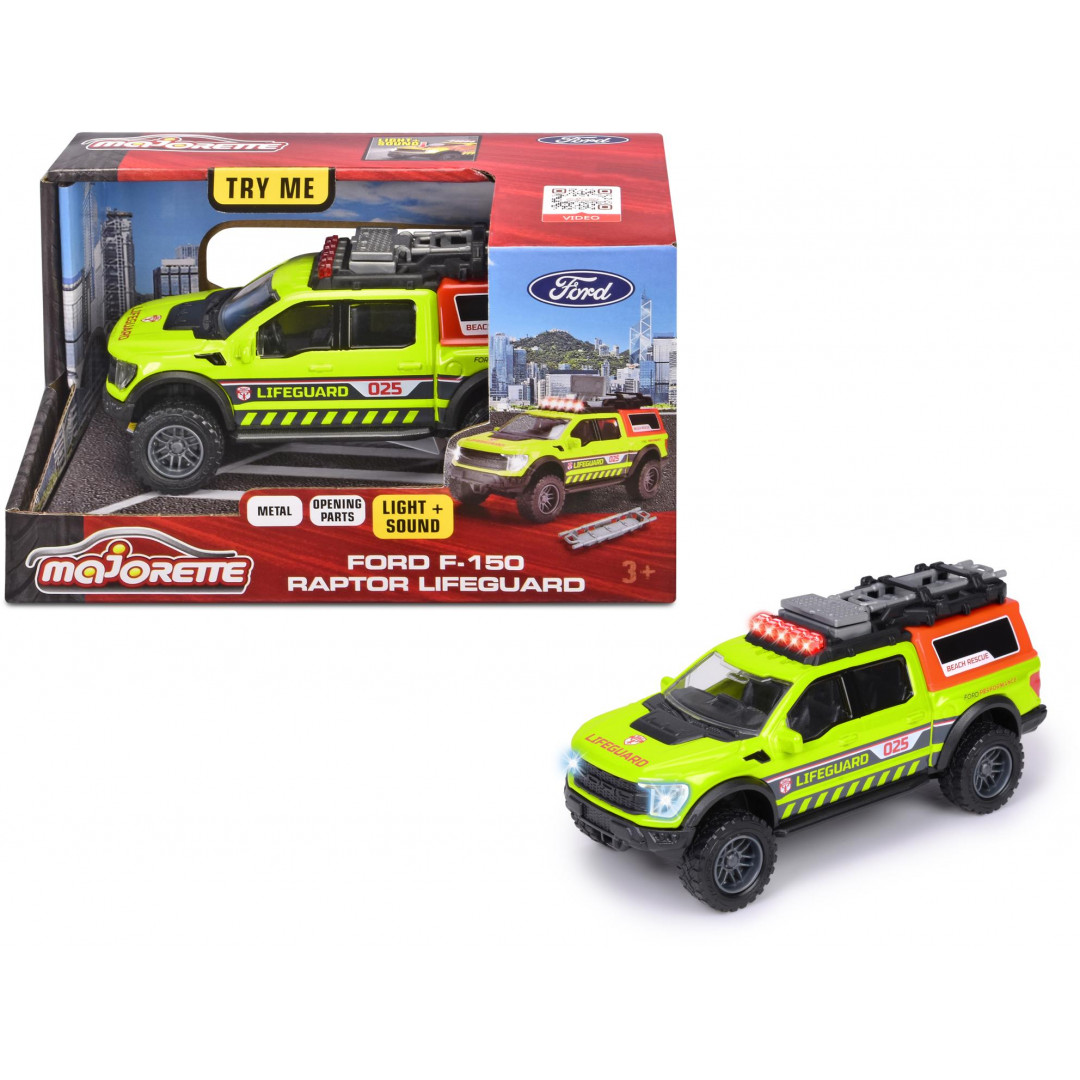 Majorette Ford F-150 Raptor Lifeguard L/S 14.5Cm - Afterpay