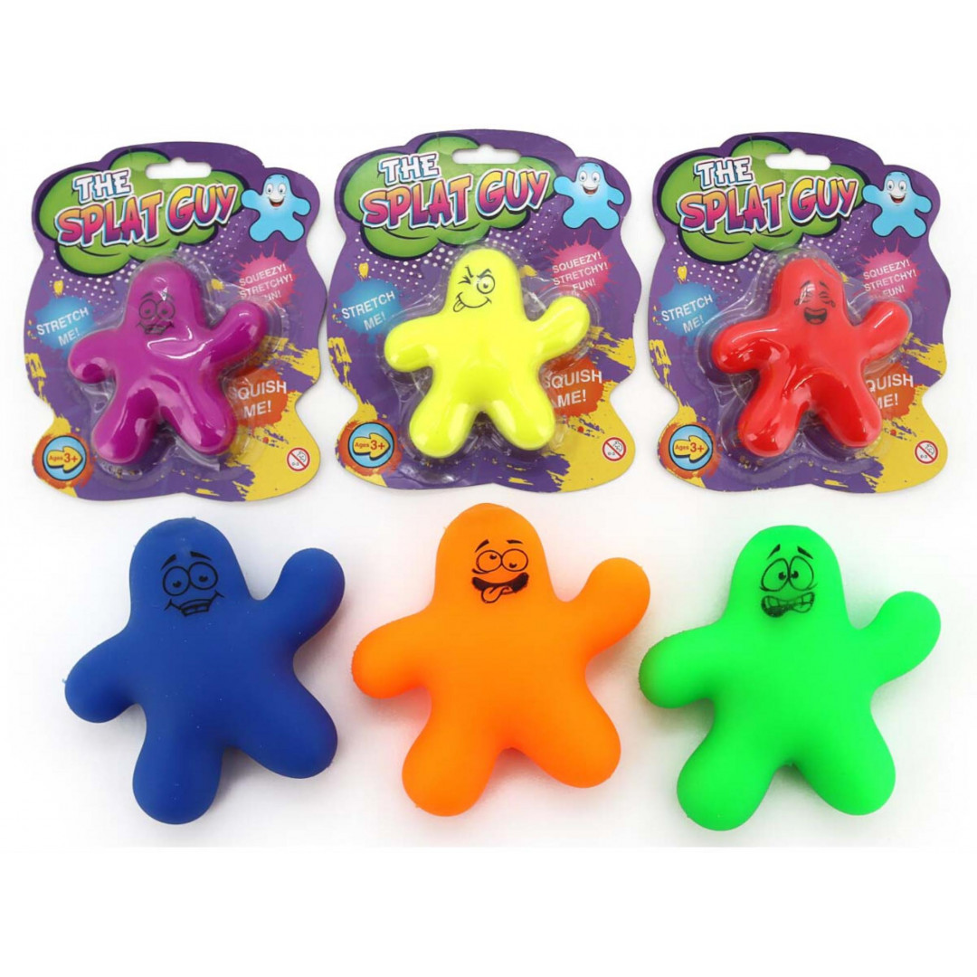 Stress Splat Guy On Card Assorted - Afterpay Available!