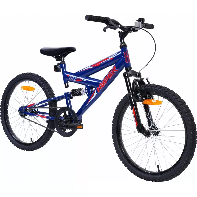 Hyper 50cm Bike Camber Dual Suspension Blue/Red - Afterpay
