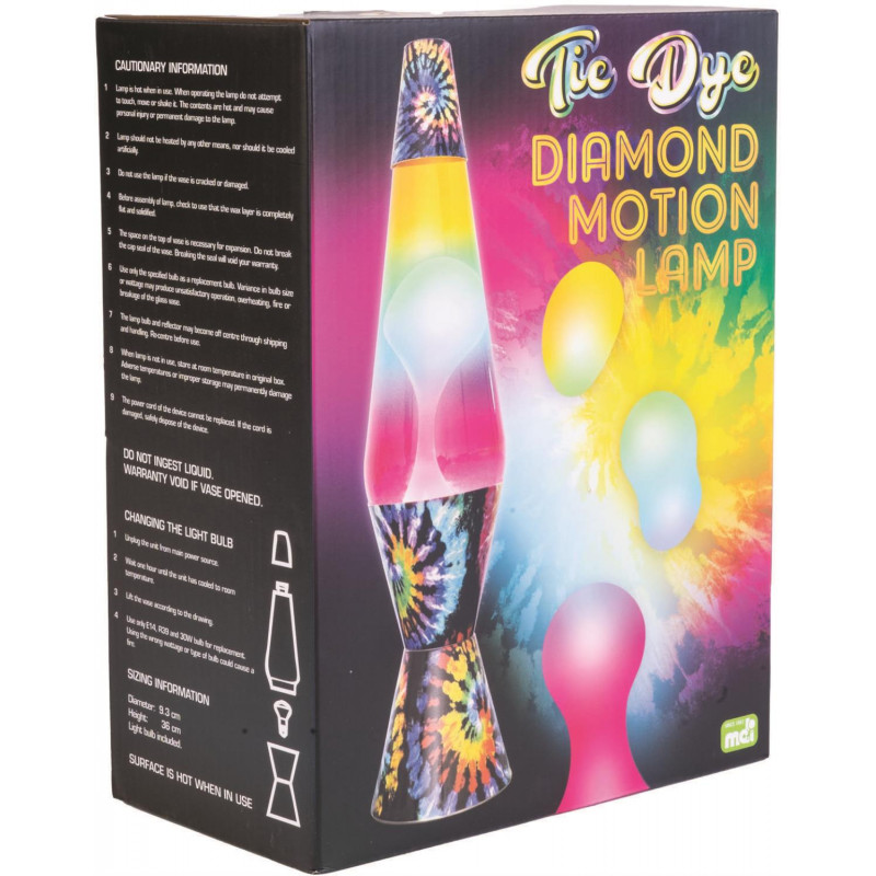 Tie Dye Diamond Motion Lamp - Afterpay Available!