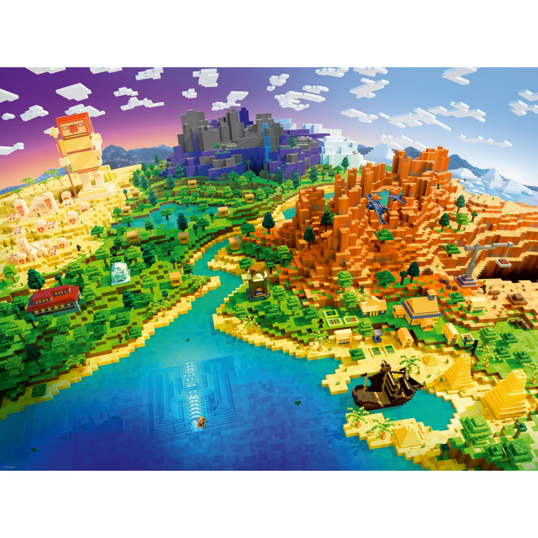 Ravensburger - World Of Minecraft 1500P - Afterpay