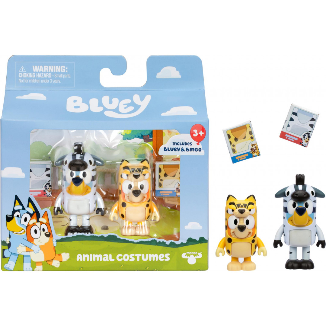 Bluey 2 Character Figure Pack Assorted - Afterpay Available!