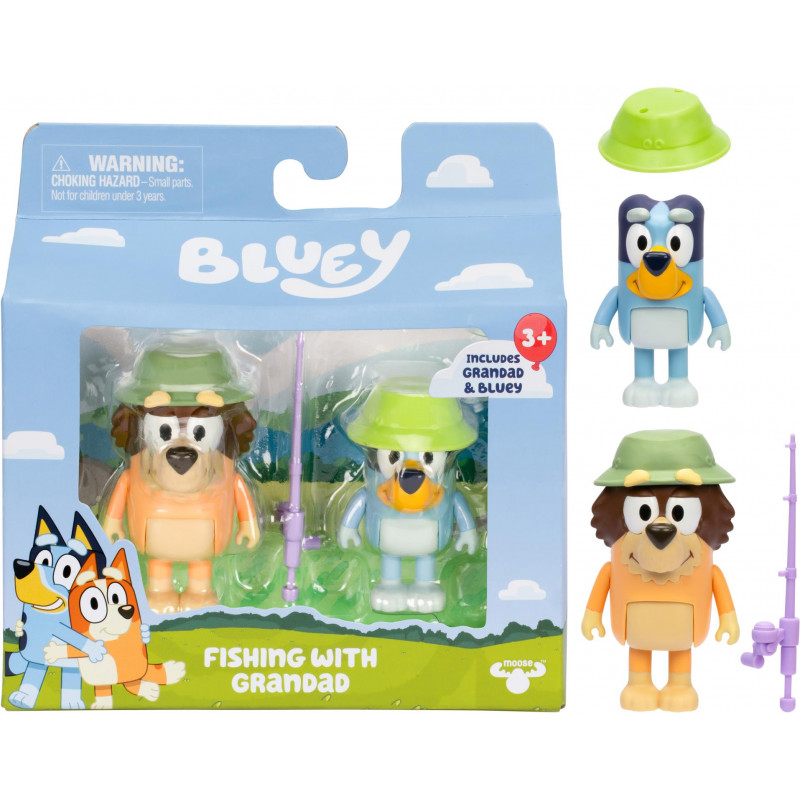 Bluey 2 Character Figure Pack Assorted - Afterpay Available!