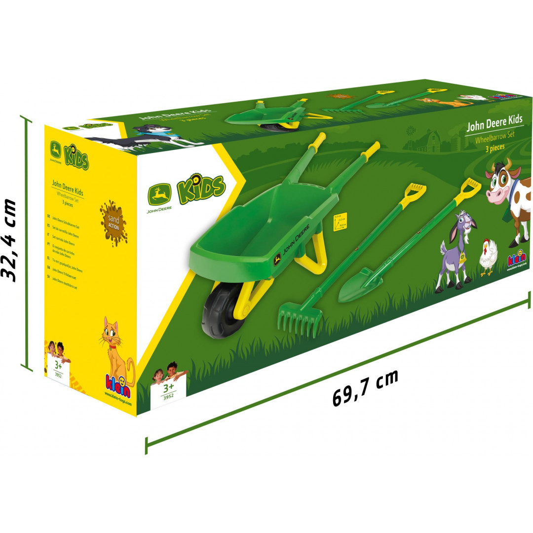 John Deere Wheelbarrow Set (78cm Length) - Afterpay