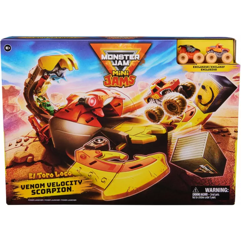 Monster Jam Mini Scorpion Playset - Afterpay Available!