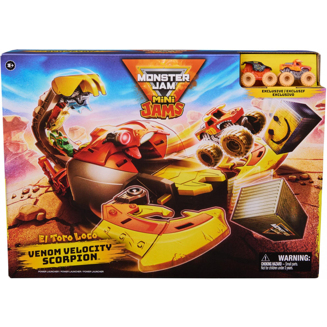 Monster Jam Mini Scorpion Playset - Afterpay Available!