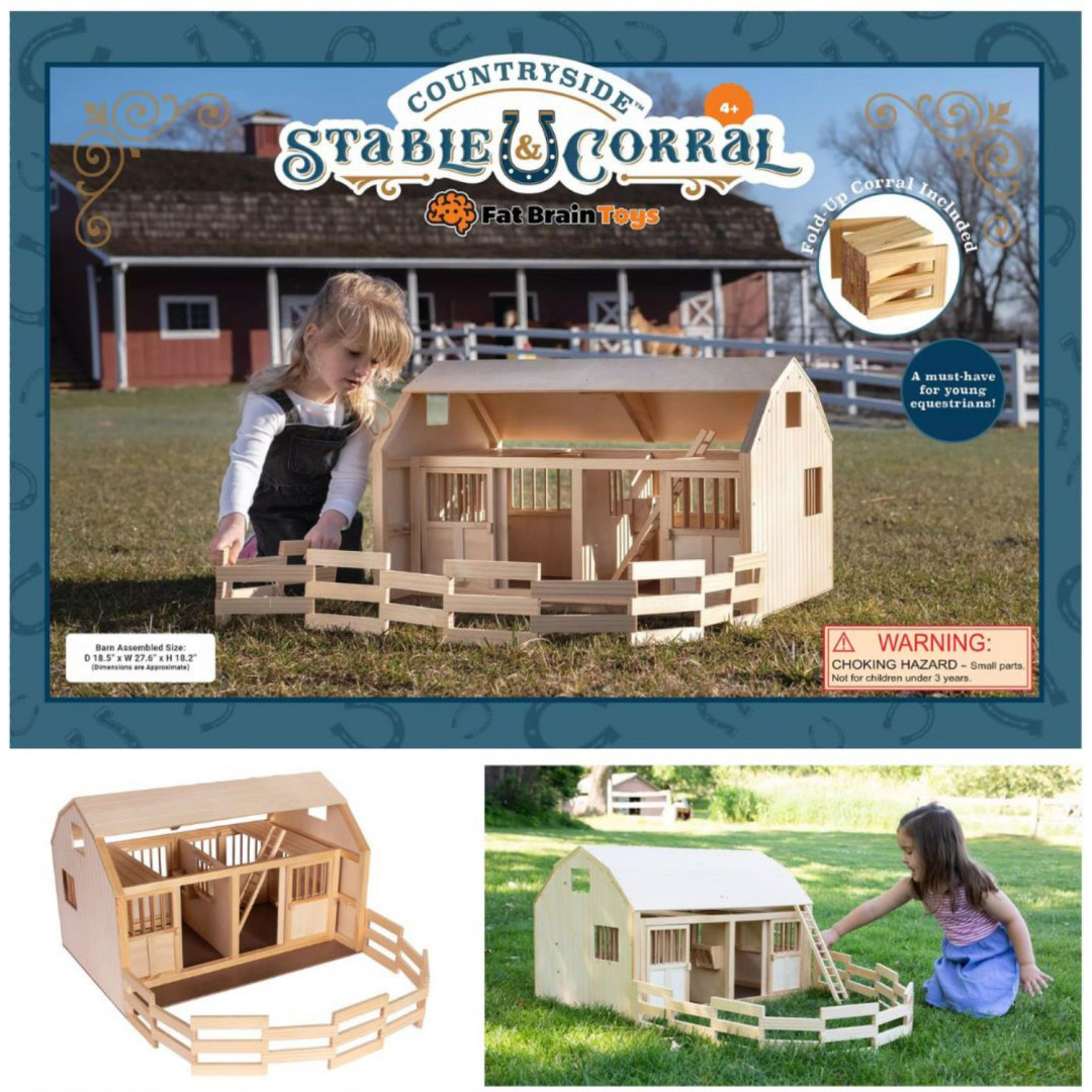 Countryside Wooden Stable & Barn Set - Afterpay Available!