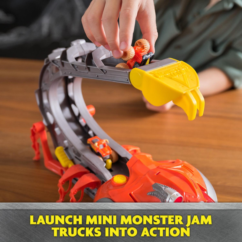 Monster Jam Mini Scorpion Playset - Afterpay Available!