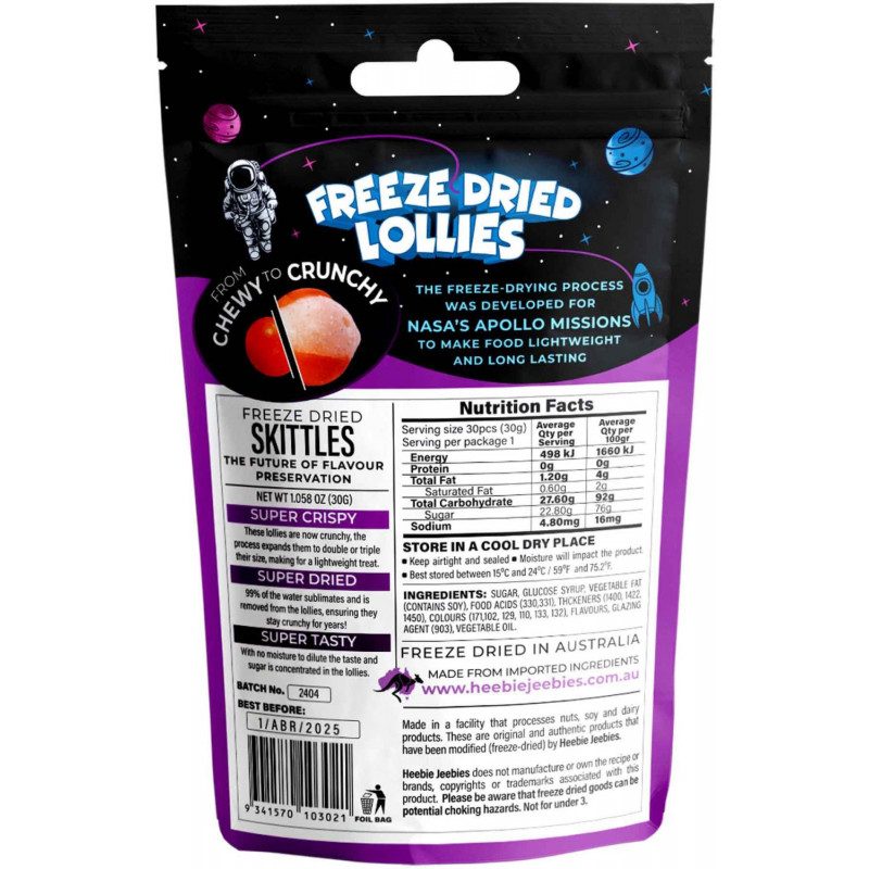 Mini Skittles Freeze Dried - Afterpay Available!