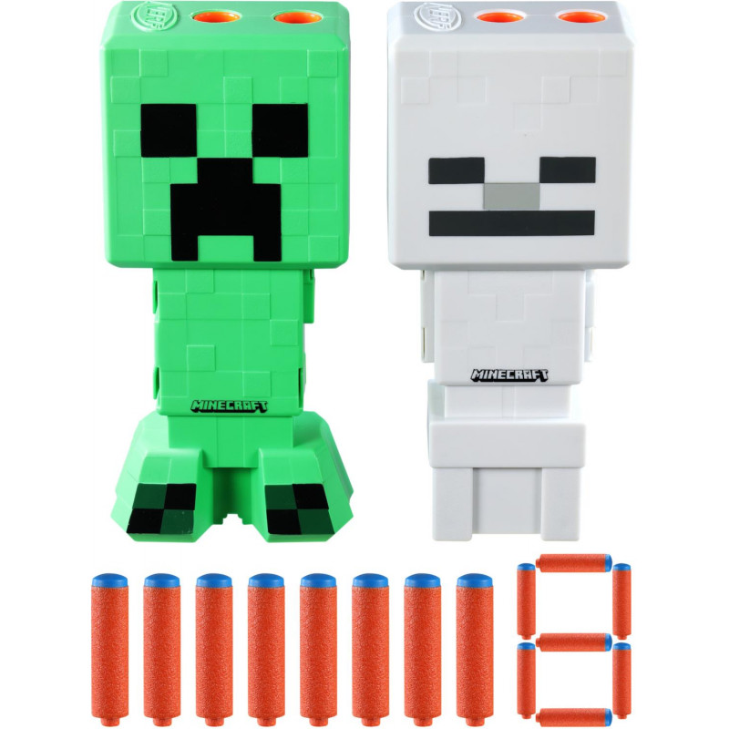 Nerf Minecraft Crp And Sklt Pack - Afterpay Available!