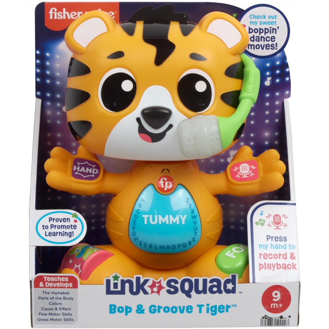 Fisher Price Link Squad Bop & Grove Tiger - Afterpay