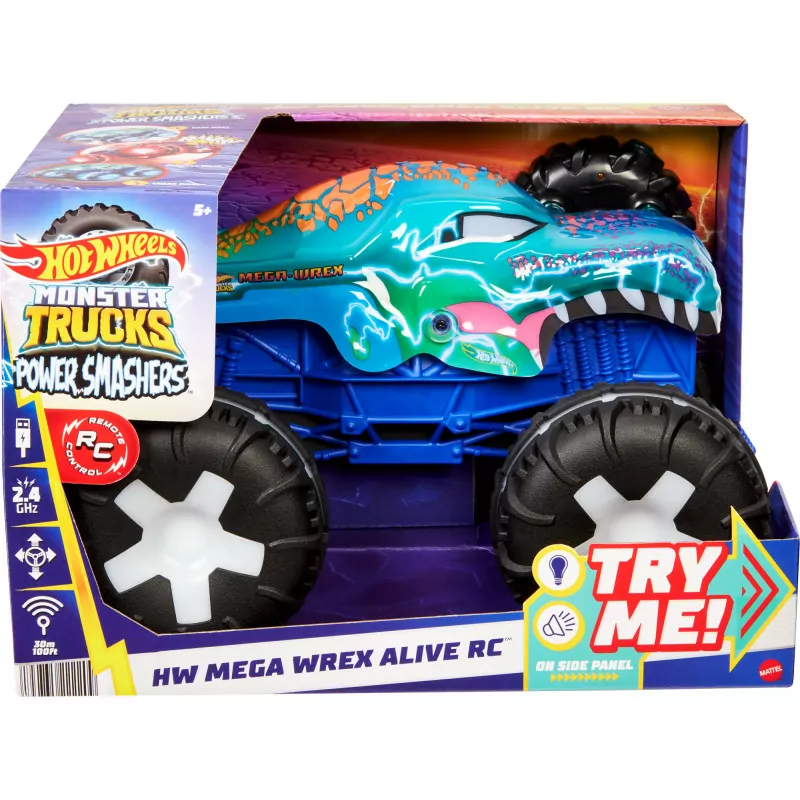 Hot Wheels Monster Trucks RC 1:15 Mega Wrex - Afterpay