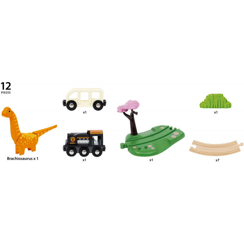Brio - Dinosaur Circle Set 12 Pieces - Afterpay Available!