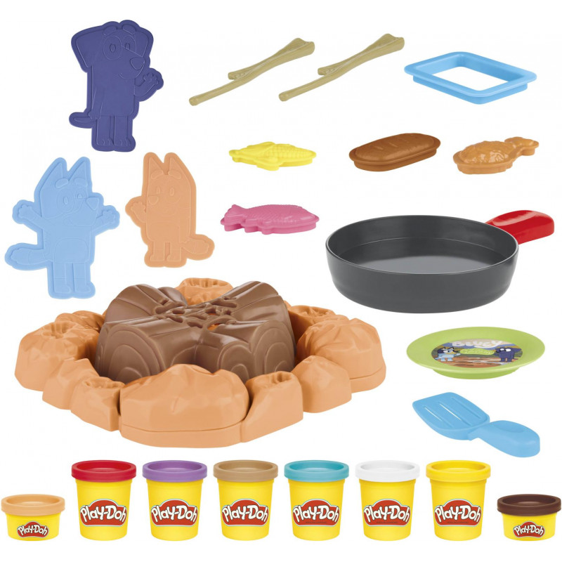 Play Doh Bluey Goes Camping Playset - Afterpay Available!