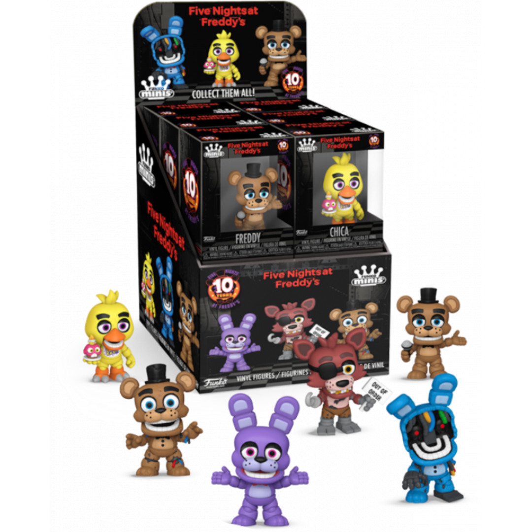 FNAF - 10th Anni Mini Vinyl Figures - Afterpay Available!