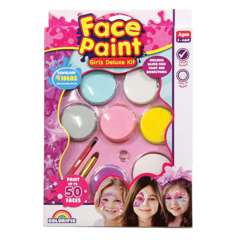 Colorific Face Paint Girls Deluxe Kit - Afterpay Available!