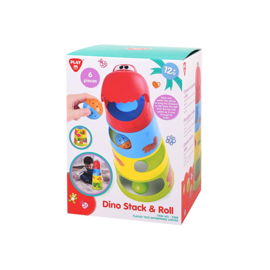PLAY - Dino Stack & Roll - 6 Pcs - Afterpay Available!