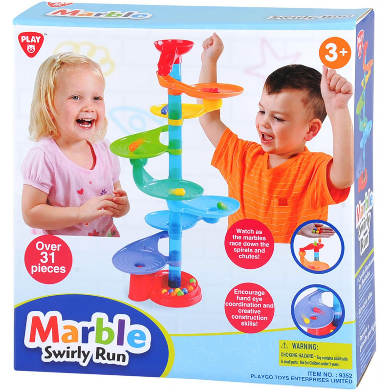 Play - Marble Swirly Run - Over 31 Pcs - Afterpay Available!