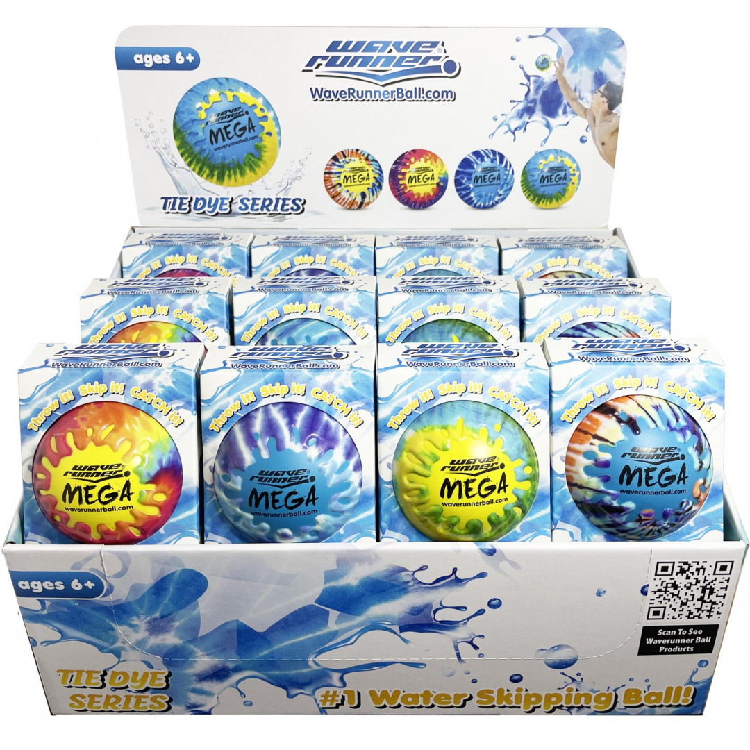 Waverunner Mega Ball Tiedye Series Assorted - Afterpay