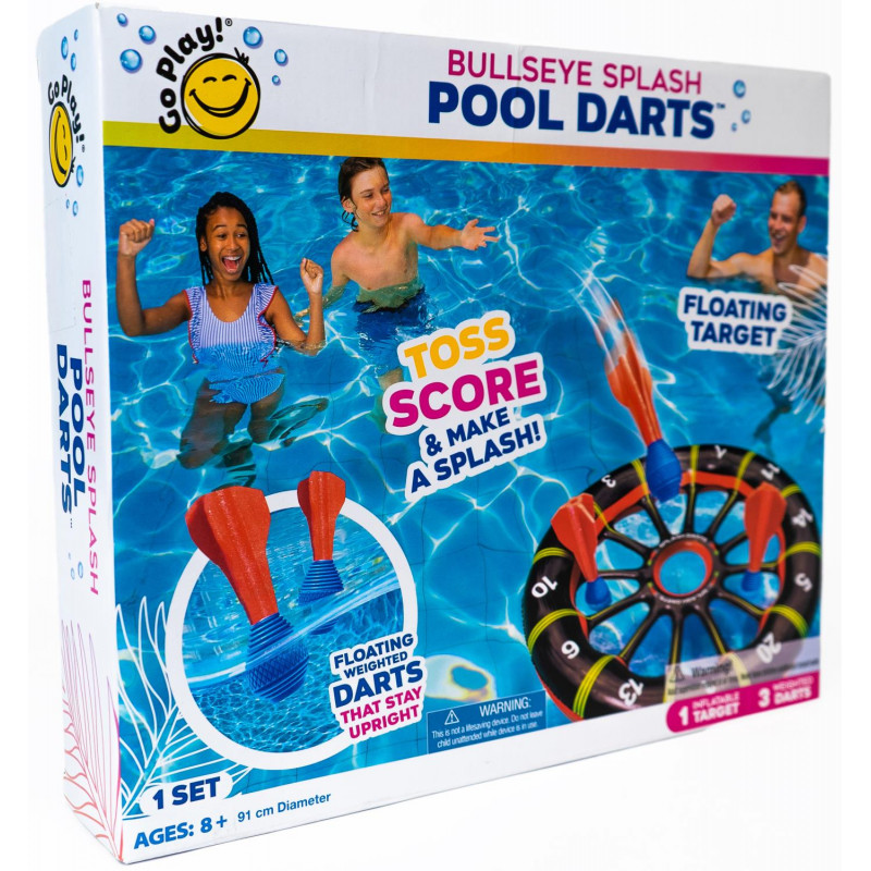 Go Play! Bullseye Splash Pool Darts - Afterpay Available!