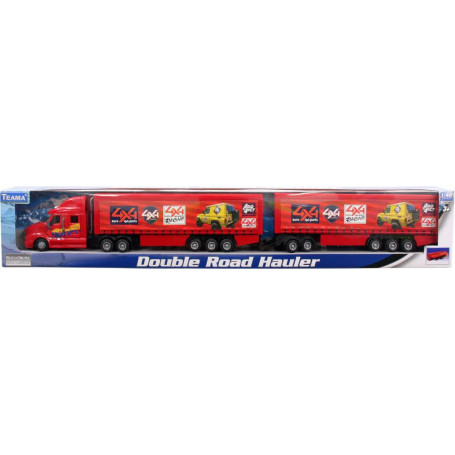 Double Road Hauler Semi Twin Trailer- Assorted - Afterpay