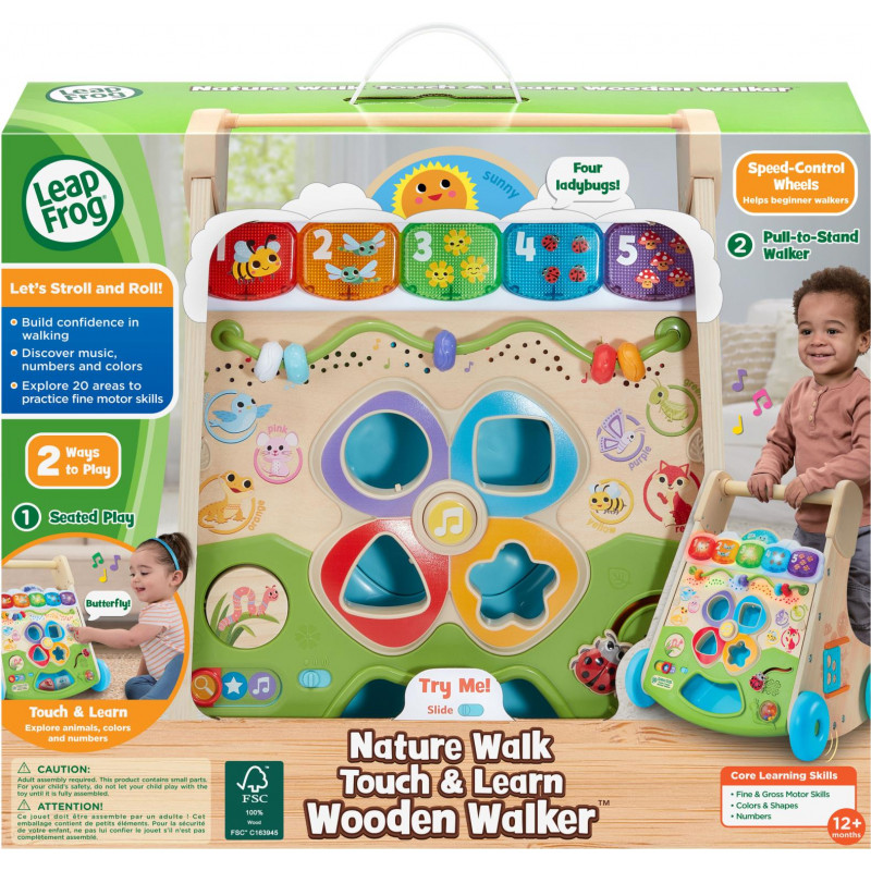 LeapFrog Nature Walk Wooden Activity Walker - Afterpay
