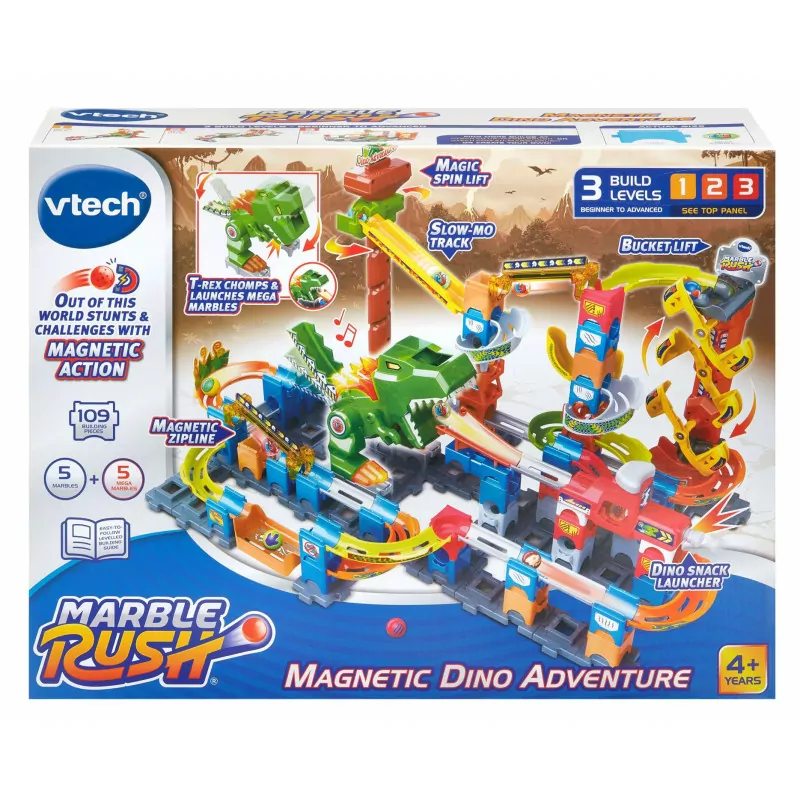 VTech Marble Rush Magnetic Dino Adventure - Afterpay